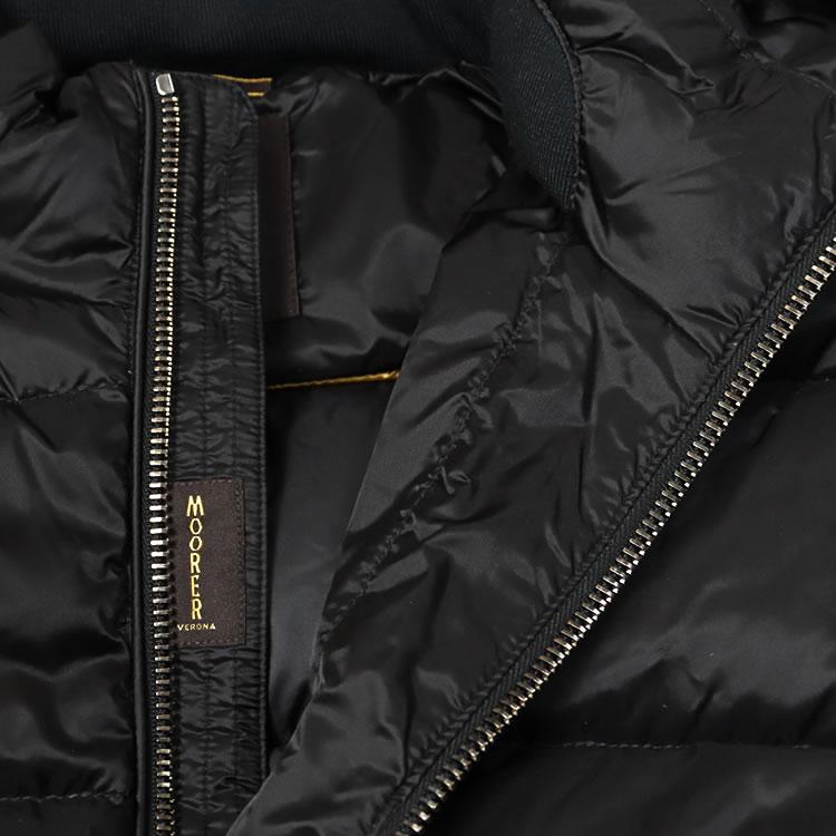 MOORER ムーレー ブレット MooRER BRETT SH ダウン ダウンジャケット フード付き メンズ イタリア製 ビジネス 防寒 撥水 通勤 通学 大きいサイズ ブランド 黒 ...