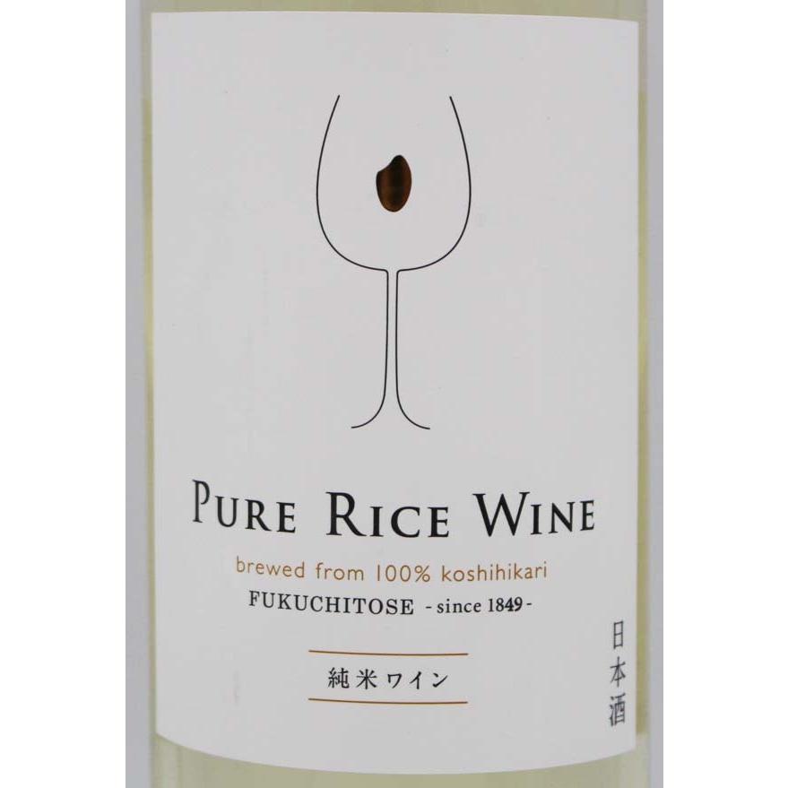 福千歳 PURE RICE WINE 720ml 田嶋酒造株式会社 : まいもん越前 - 通販 - Yahoo!ショッピング