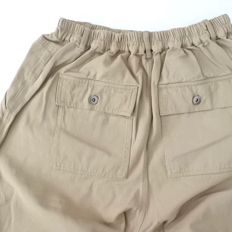 Lupilien ひざでる ワイド パンツ BEIGE ベージュ レディース ゆったり 大きめ シルエット ボトムス カジュアル ナチュラン : 靴下と眼鏡とポスター md store ...