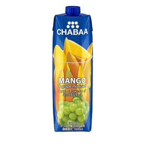 CHABAA 100%ミックスジュース マンゴー 1000ml : maisonM - 通販 - Yahoo!ショッピング