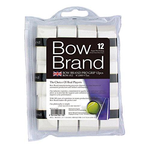 BOWBRANDボウブランド オーバーグリップテープ12本巻 ウェットタイプ ホワイト BOW012-WH : maisonM - 通販 - Yahoo!ショッピング