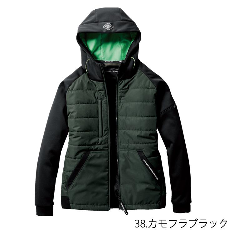 BURTLE 2023 新作 バートル サーモクラフト 防寒 フーディジャケット 撥水 防水 防風 ライトシェル 3210 ユニセックス フード付 ワーク ジャンパー 男女兼用 : uni ...