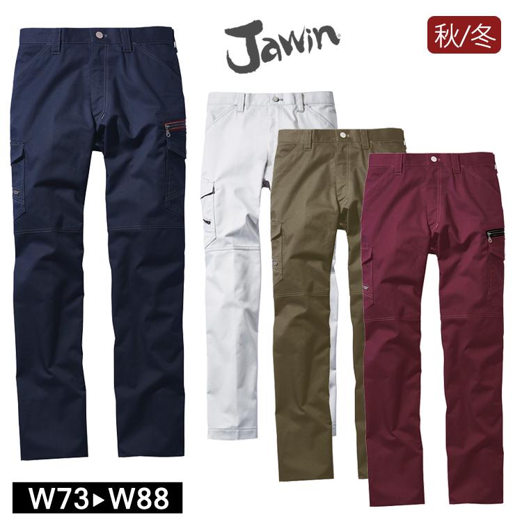 作業着 秋冬 Jawin 52102 カーゴパンツ ノータック 人気 売れ筋 作業服 ワークパンツ 自重堂 ジャウィン おしゃれ かっこいい カジュアル 新庄剛志 ビッグボス : 52102 ...