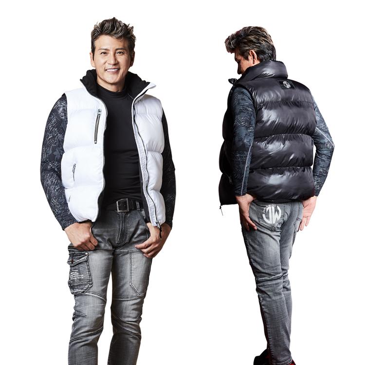 防寒ベスト 中綿ベスト アウター カジュアル 秋冬 Jawin 58190 作業着 ワークジャケット 自重堂 ジャウィン おしゃれ かっこいい カジュアル :58190:uni-que ...