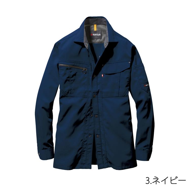 BURTLE 作業着 オールシーズン ワークウェア バートル 長袖シャツ 6063 ワークシャツ 作業服 おしゃれ かっこいい ブルゾン アウトドア : uni-que - 通販 ...