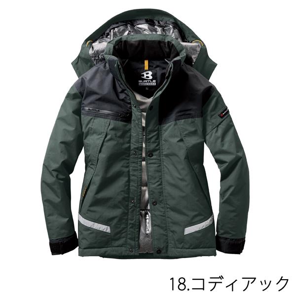 BURTLE 大きいサイズ 3L アウター バートル 防水防寒ジャケット 大型フード付 ユニセックス 7610 作業着 防寒 アウトドア ウィンタースポーツ おしゃれ 完全防水 : uni ...