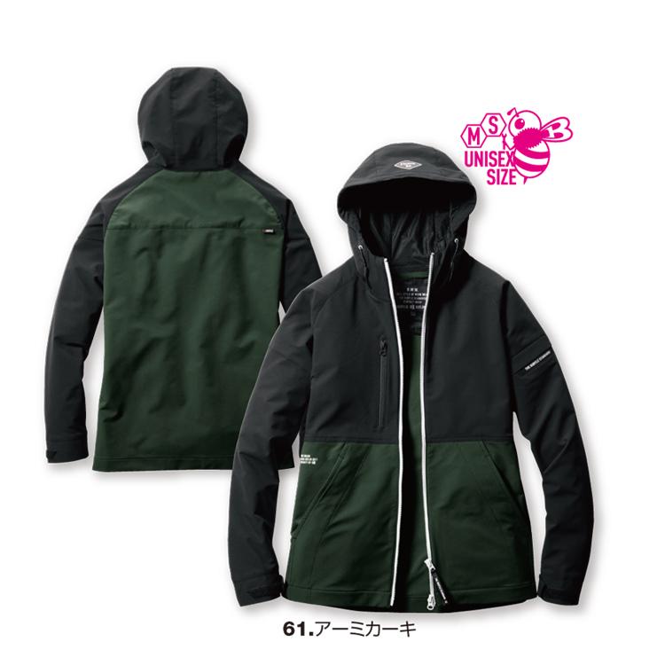 BURTLE 作業着 春夏 ワークウェア 男女兼用 フーディ ジャケット バートル 9515 ユニセックス 長袖 作業服 かっこいい ブルゾン パーカー ストレッチ : uni-que ...