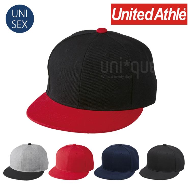 United Athle ユナイテッドアスレ 9664-01 ロークラウン スナップバック キャップ ツイル アウトドア 登山 キャンプ 帽子 男女兼用 シンプル 野球帽 無地 : uni ...