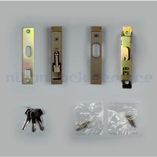 鍵 交換 KH-2B ブロンズ YKK,不二サッシ他用 引き違い錠 : 鍵の卸売りセンターYahoo!店 - 通販 - Yahoo!ショッピング