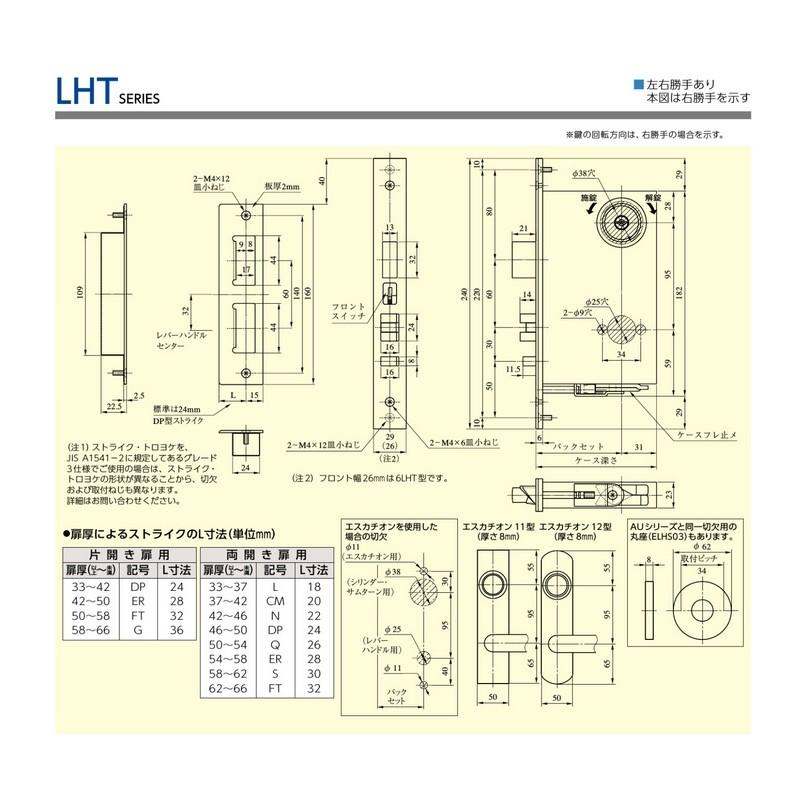 美和ロック 鍵 交換 美和ロック、MIWA LHT 高級レバーハンドル錠 : 鍵の卸売りセンターYahoo!店 - 通販 - Yahoo!ショッピング