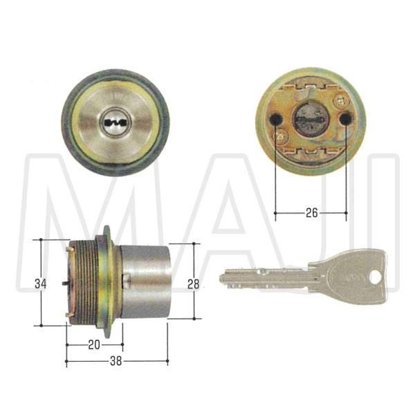 美和ロック MIWA,美和ロック LEFSP,TE08 鍵交換用 MIWA PR LIX(TE0) 2個同一シリンダー 鍵 交換 : 鍵の卸売りセンターYahoo!店 - 通販 - Yahoo ...