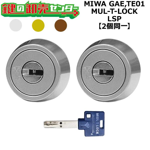 MIWA GAE,TE01 鍵交換用 MUL-T-LOCK,マルティロック LSP 2個同一シリンダー 鍵 交換 : 鍵の卸売りセンターYahoo!店 - 通販 - Yahoo!ショッピング