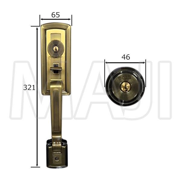 GOAL GF,AD サムラッチ、補助錠 YKK HHJ-0231（HHJ-0014） 鍵 交換 : 鍵の卸売りセンターYahoo!店 - 通販 - Yahoo!ショッピング