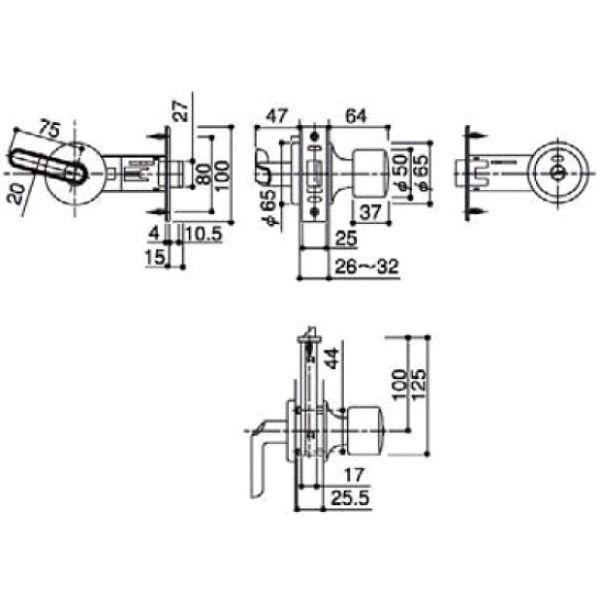 GOAL G・F YKK 浴室ドア 錠ケース/握り玉/レバーハンドル錠 HHJ-0446 浴室錠 鍵 交換 : 鍵の卸売りセンターYahoo!店 - 通販 - Yahoo!ショッピング