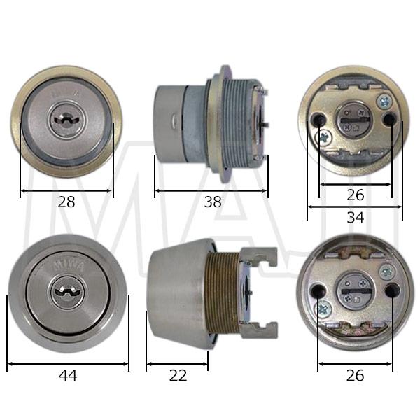 MIWA LESP,TE-08 YKK向けOEM デュガードプロキオアパートドア・アミティII U9 2個同一シリンダー HH-J-0534U9 鍵 交換 : 鍵の卸売りセンターYahoo!店 ...