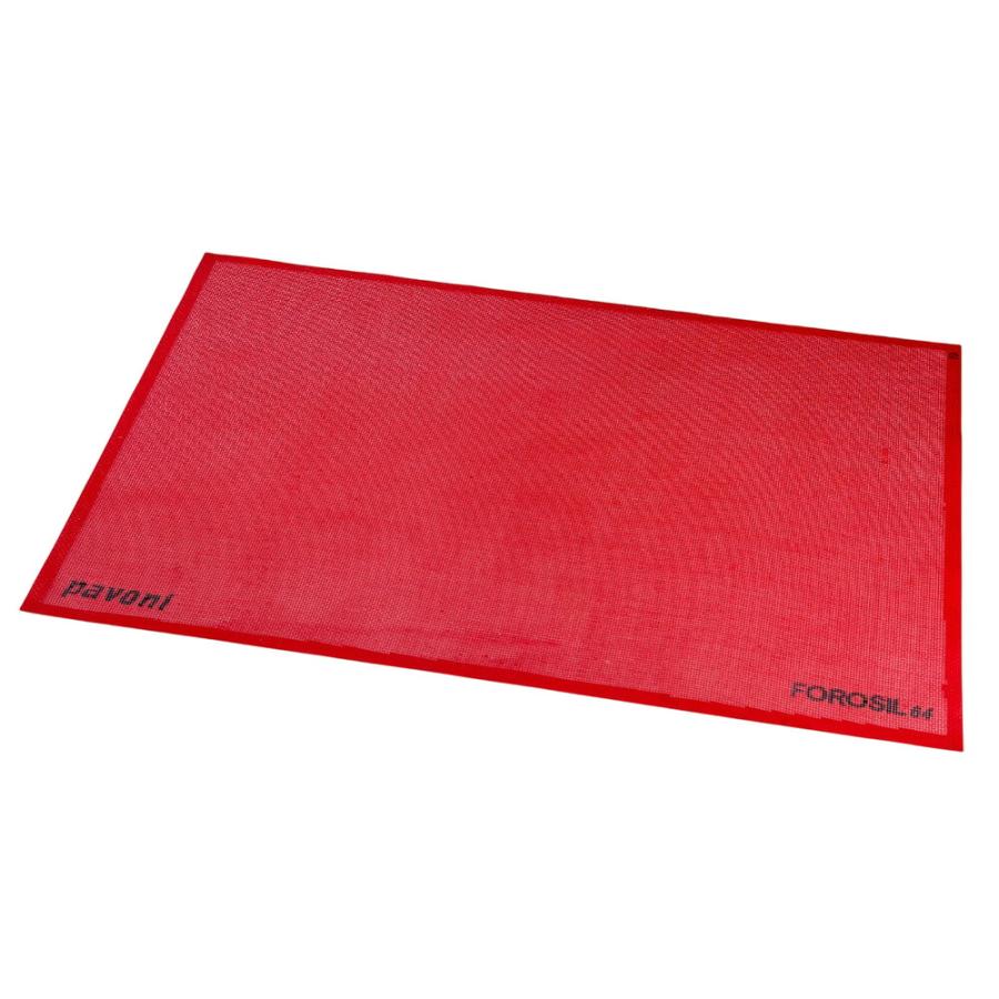 パボーニ フォーシル 64 メッシュ シリコンマット 585x385 レッド | シルパン PAVONI : 馬嶋屋菓子道具店 - 通販 ...