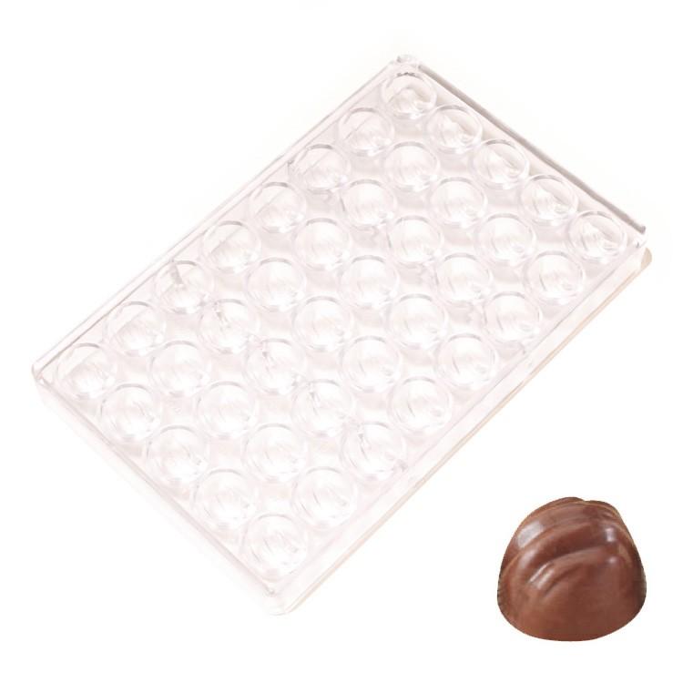 マルテラート チョコ型 40個付 クラシック [MA1091] | プラスチック カラー 白 または 透明 色はお選び頂けません ...