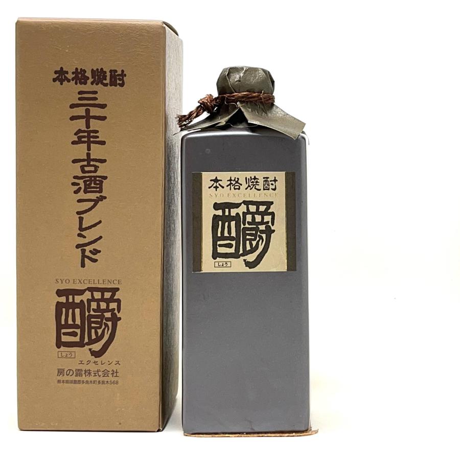 酉爵 (しょう) エクセレンス 30年長期熟成 古酒ブレンド 720ml : メイク・ワン - 通販 - Yahoo!ショッピング