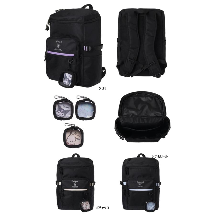 sanrio（サンリオ） ポリメッシュポーチ付ボックスデイパック