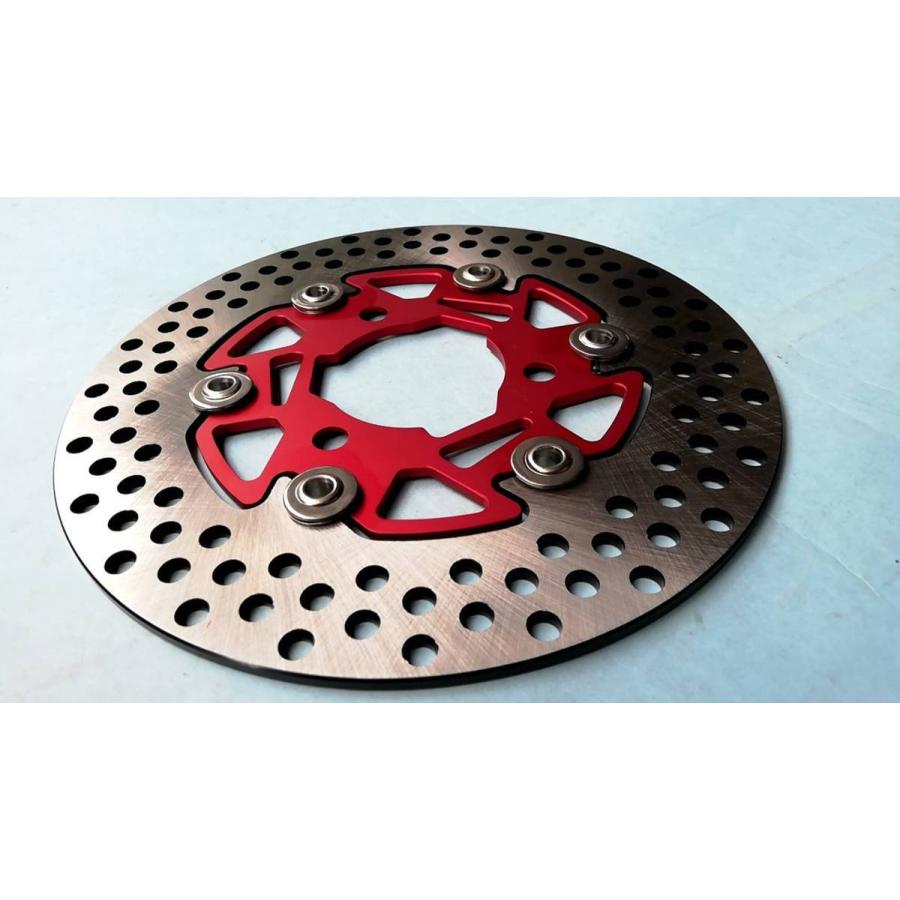 AdeLinフローティングディスク 新型赤f NSR50 XR50 NS-1 XR100 NSR80 AC10 HC06 BA-AD14 BC-HD13 AC12 エイプ50 エイプ100 ...