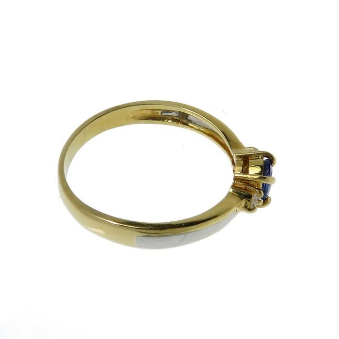 11号 サファイア ダイヤモンド リング・指輪 K18ゴールド/Pt900プラチナ 2.1g レディース : 真子質店 ヤフーショッピング店 - 通販 - Yahoo!ショッピング