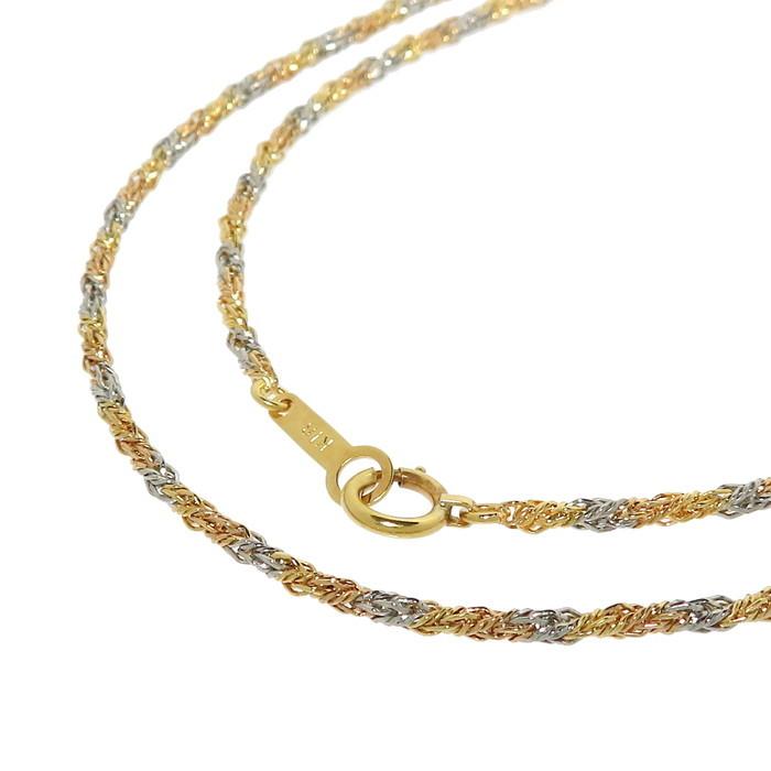 コンビ ネックレス K18ゴールド/Pt850プラチナ 8.2g 60cm レディース : 真子質店 ヤフーショッピング店 - 通販 - Yahoo!ショッピング