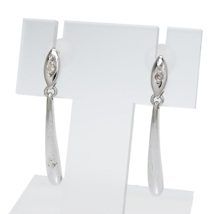 スタッド ダイヤモンド 0.01×2ct ピアス K14WGホワイトゴールド 2.0g レディース : 真子質店 ヤフーショッピング店 - 通販 - Yahoo!ショッピング