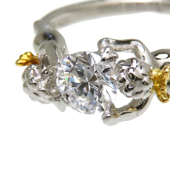 9.5号 エンジェル/天使 コンビ ダイヤモンド (D-VVS1-EX) 0.381ct リング・指輪 Pt900プラチナ/K18ゴールド 4.1g レディース : 真子質店 ヤフー ...