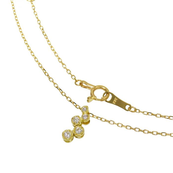 ダイヤモンド 計0.08ct ネックレス K18ゴールド 1.4g 40cm レディース : 真子質店 ヤフーショッピング店 - 通販 - Yahoo!ショッピング