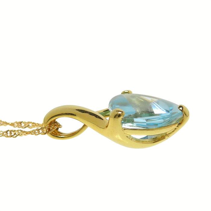 ブルートパーズ ネックレス K18ゴールド 3.7g 40cm レディース : n22100697151 : 真子質店 ヤフーショッピング店 - 通販 - Yahoo!ショッピング