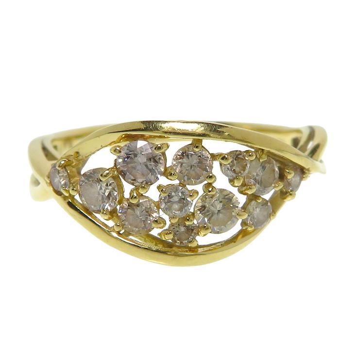 9.5号 ダイヤモンド 計0.45ct リング・指輪 K18ゴールド 2.0g レディース : 真子質店 ヤフーショッピング店 - 通販 - Yahoo!ショッピング
