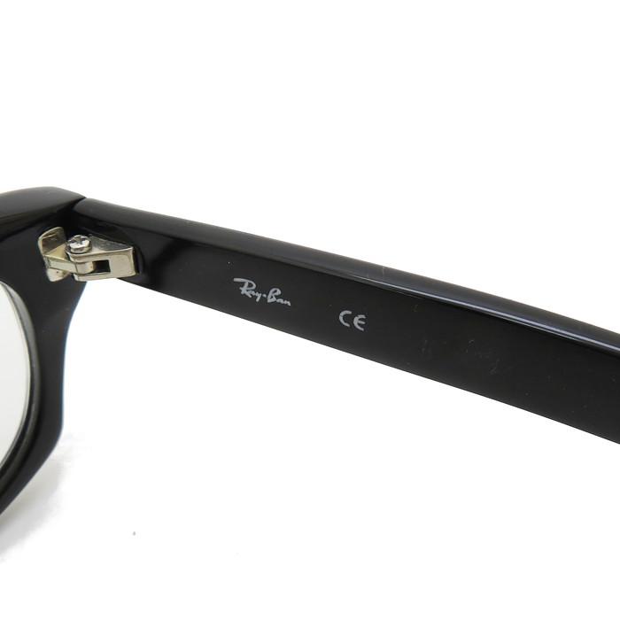 Ray-Ban/レイバン RB5158 2000 メガネ 樹脂系 ブラック ユニセックス : n22110700905 : 真子質店 ヤフー ...