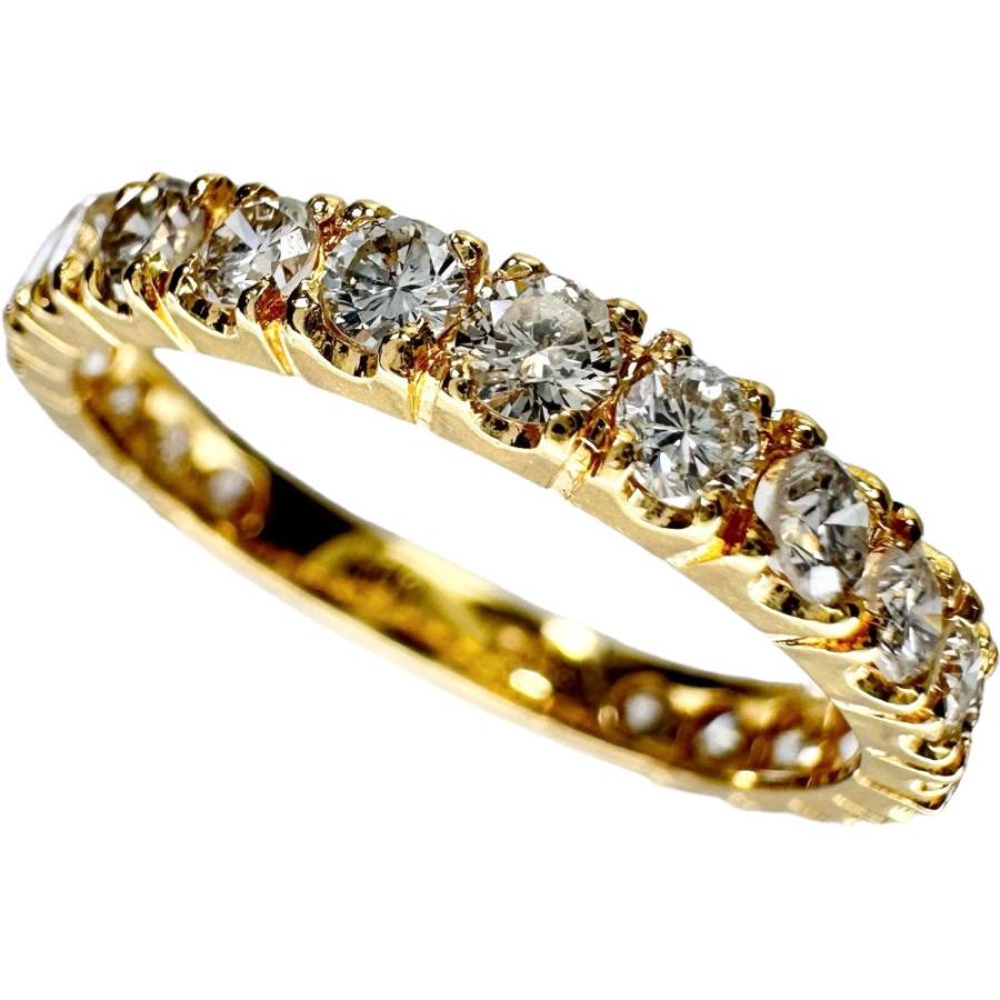 13号 エタニティ ダイヤモンド 計1.00ct リング・指輪 K18ゴールド 2.1g レディース : 真子質店 ヤフーショッピング店 - 通販 - Yahoo!ショッピング