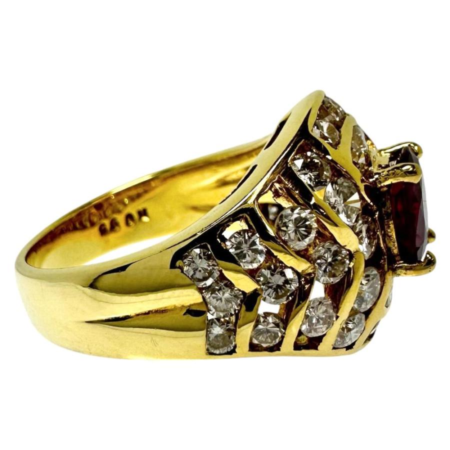 13号 ルビー 0.95ct ダイヤモンド 計1.81ct リング・指輪 K18ゴールド 9.5g レディース : 真子質店 ヤフーショッピング店 - 通販 - Yahoo!ショッピング