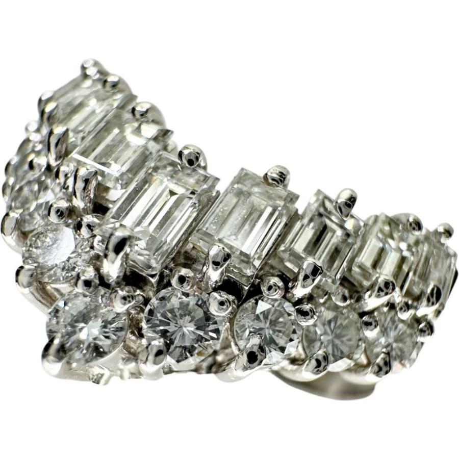 13号 V字デザイン ダイヤモンド 1.00ct リング・指輪 Pt900プラチナ 6.3g レディース : n24102865769 : 真子質店 ヤフーショッピング店 - 通販 ...