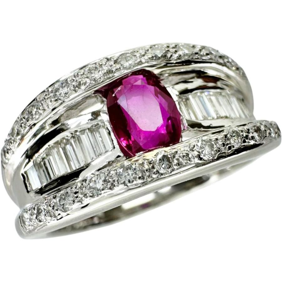 12.5号 ルビー 0.65ct ダイヤモンド 0.50ct リング・指輪 Pt900プラチナ 7.7g レディース : n24112760646 : 真子質店 ヤフーショッピング店 - 通販 ...