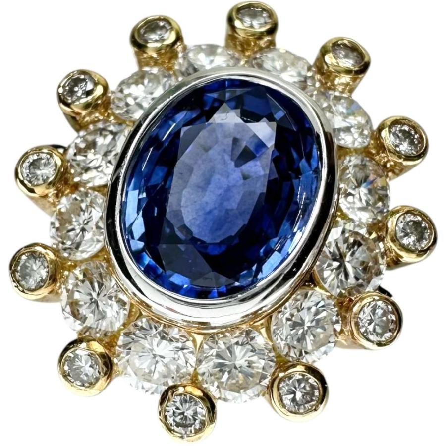 13号 サファイア 1.59ct ダイヤモンド 計0.94ct リング・指輪 Pt900プラチナ/K18ゴールド 7.7g レディース : 真子質店 ヤフーショッピング店 - 通販 ...