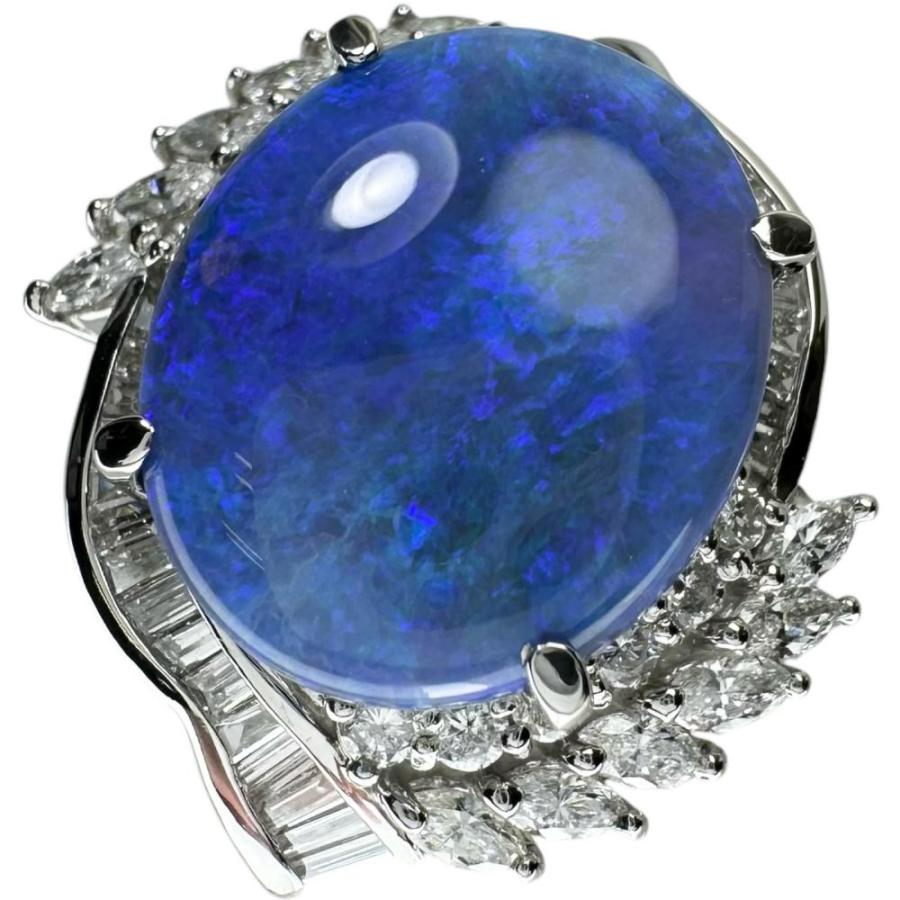 14.5号 ブラックオパール 8.48ct ダイヤモンド 計1.69ct リング・指輪 Pt900プラチナ 18.9g レディース : 真子質店 ヤフーショッピング店 - 通販 - Yahoo ...