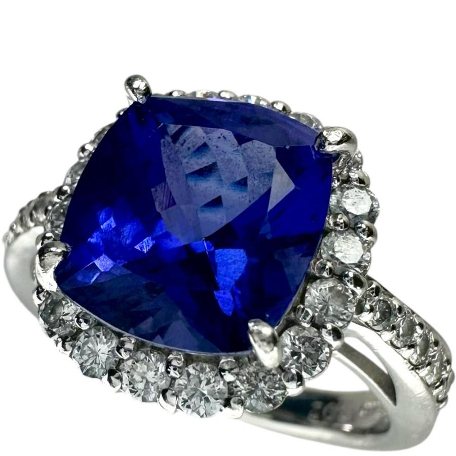 14.5号 タンザナイト 3.62ct ダイヤモンド 0.63ct リング・指輪 Pt900プラチナ 9.1g レディース : n25011790795 : 真子質店 ヤフーショッピング店 ...