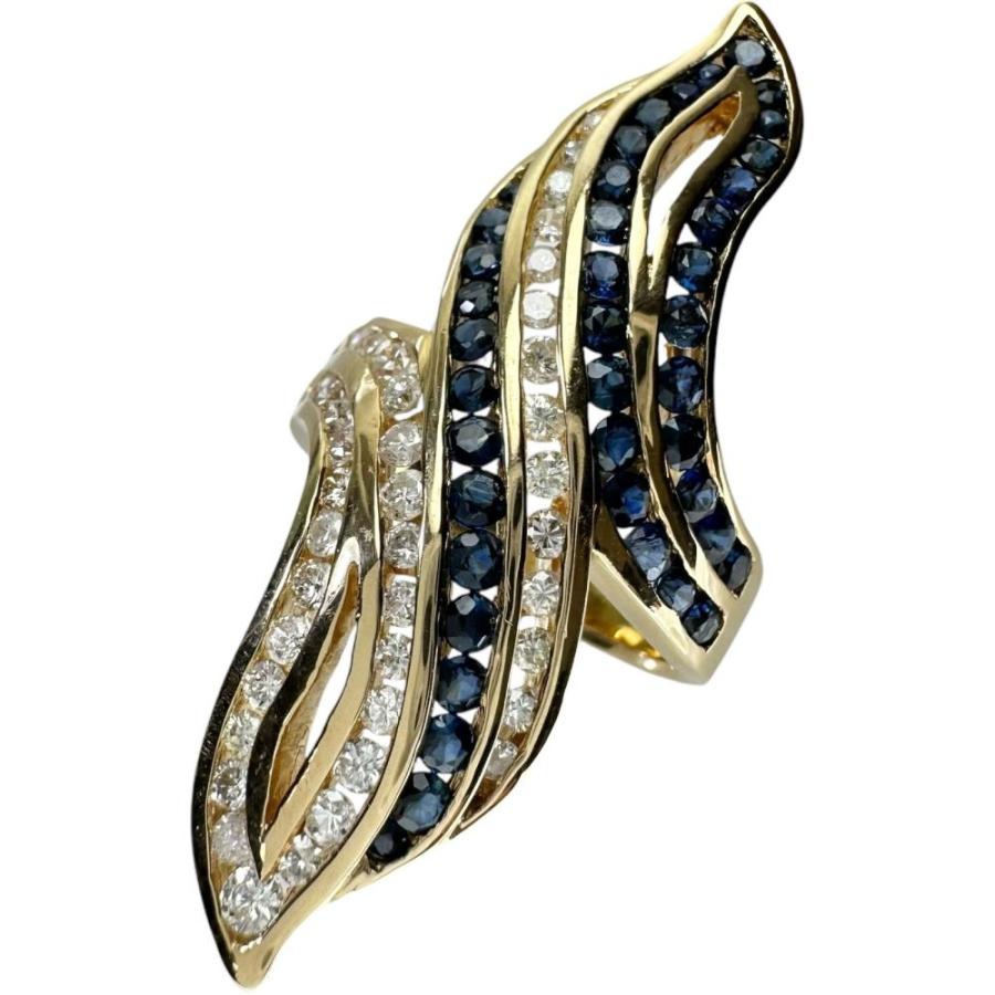 12号 サファイア 1.54ct ダイヤモンド 0.78ct リング・指輪 K18ゴールド 9.6g レディース : 真子質店 ヤフーショッピング店 - 通販 - Yahoo!ショッピング