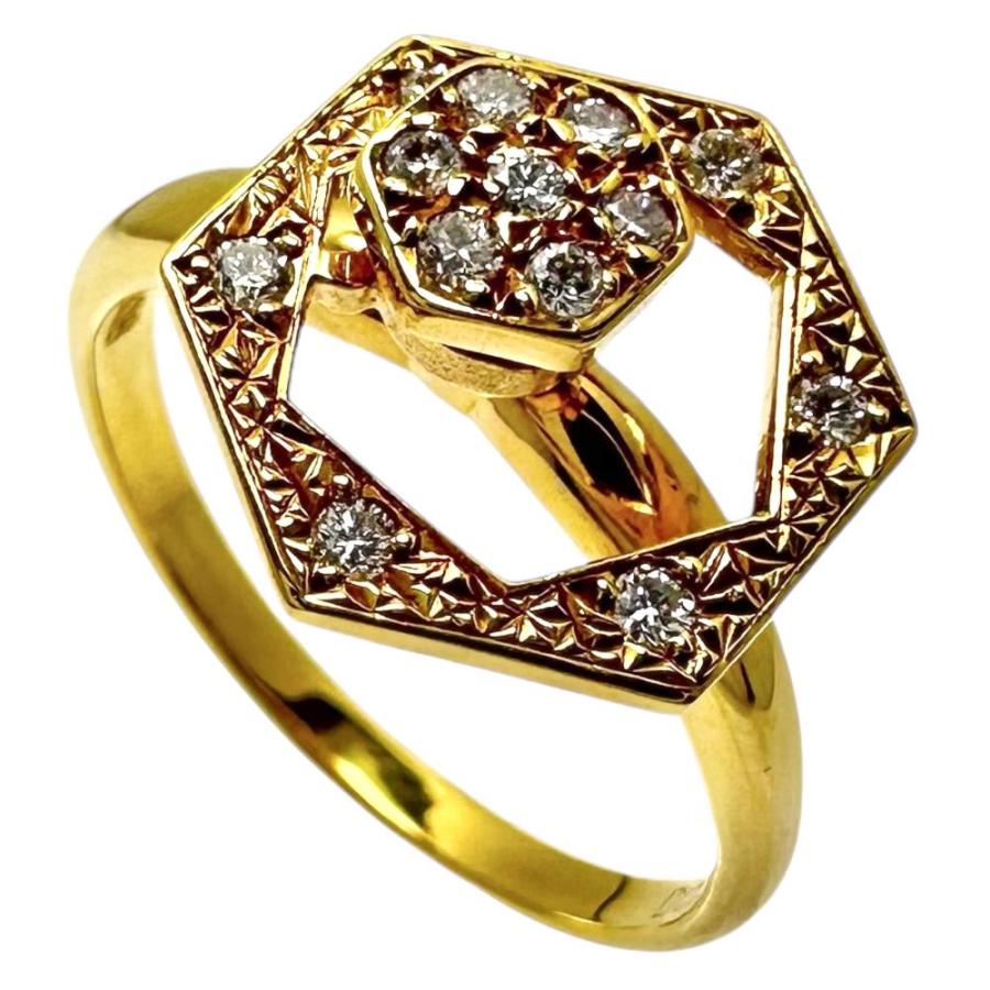 11号 スイング ダイヤモンド 計0.13ct リング・指輪 K18ゴールド 3.2g レディース : n25012295966 : 真子質店 ヤフーショッピング店 - 通販 - Yahoo ...