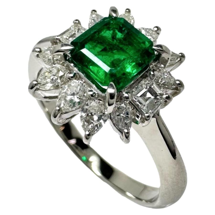 14号 エメラルド ダイヤモンド 計0.62ct リング・指輪 Pt900プラチナ 6.0g レディース : 真子質店 ヤフーショッピング店 - 通販 - Yahoo!ショッピング