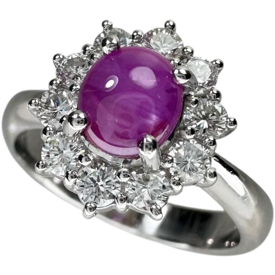 7.5号 ピンクスターサファイア 0.78ct ダイヤモンド 計0.43ct リング・指輪 Pt900プラチナ 5.3g レディース : 真子質店 ヤフーショッピング店 - 通販 ...