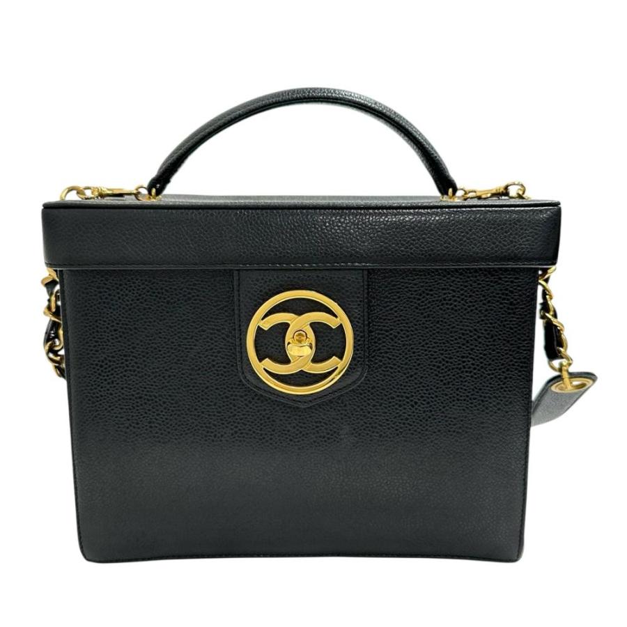 CHANEL CHANEL/シャネル A01999 CCロゴ バニティバッグ 2WAY ショルダーバッグ キャビアスキン ブラック レディース : 真子質店 ヤフーショッピング店 - 通販 ...