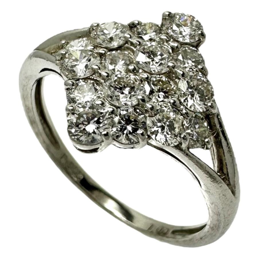 13号 ダイヤモンド 計1.00ct リング・指輪 Pt900プラチナ 3.2g レディース : 真子質店 ヤフーショッピング店 - 通販 - Yahoo!ショッピング