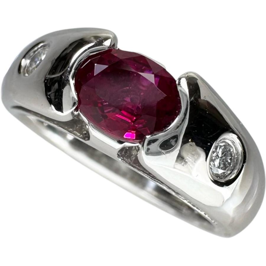11号 ルビー 0.718ct ダイヤモンド 計0.08ct リング・指輪 Pt900プラチナ 10.5g レディース : 真子質店 ヤフーショッピング店 - 通販 - Yahoo!ショッピング