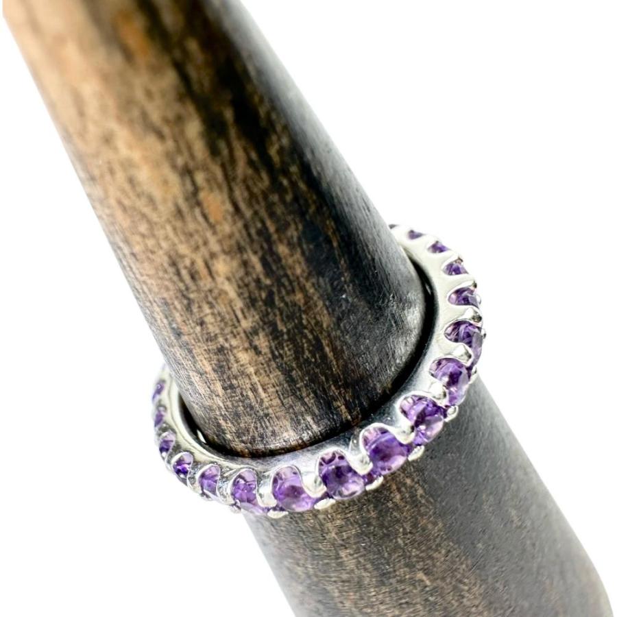 6号 フルエタニティ ピンクーリング アメジスト リング・指輪 K18WGホワイトゴールド 2.3g レディース : 真子質店 ヤフーショッピング店 - 通販 - Yahoo!ショッピング