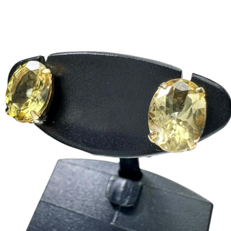 イエローベリル ピアス K18ゴールド 0.9g レディース : 真子質店 ヤフーショッピング店 - 通販 - Yahoo!ショッピング