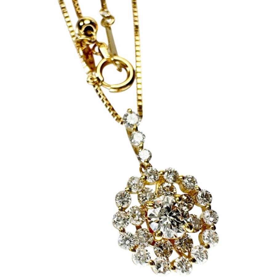 ダイヤモンド 0.76ct ネックレス K18ゴールド 2.9g 45cm レディース : 真子質店 ヤフーショッピング店 - 通販 - Yahoo!ショッピング