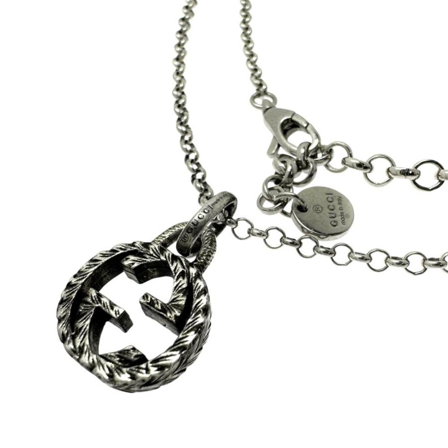 GUCCI GUCCI/グッチ ネックレス インターロッキングG シルバー925 7.4g 50cm シルバー ユニセックス : 真子質店 ヤフーショッピング店 - 通販 - Yahoo!ショッピング